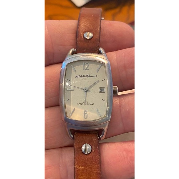 Eddie Bauer | Accessories | Vtg Womens Eddie Bauer Watch V8v31 All ...